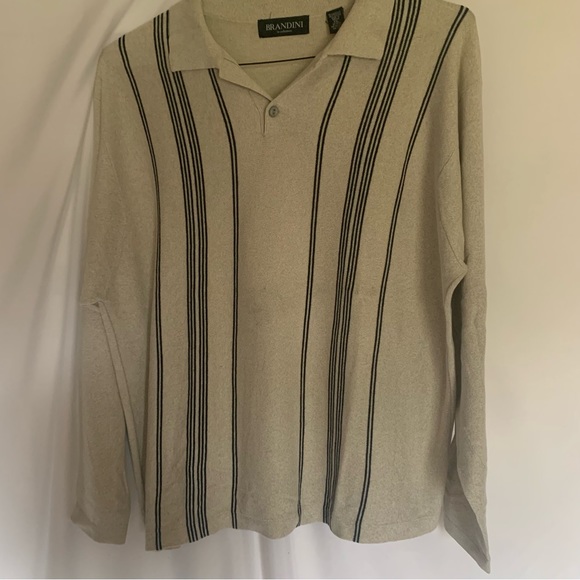Brandini | Sweaters | Brandini Mens Casual Dress Collar Sweater | Poshmark